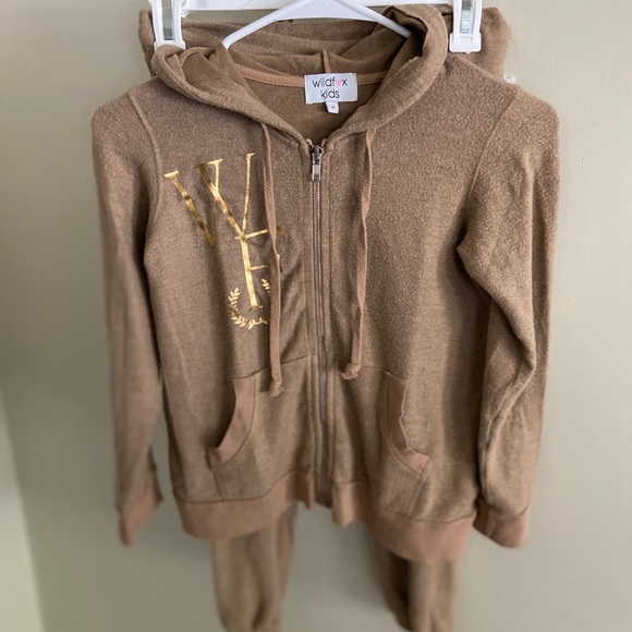 Wildfox | Matching Sets | Nwt Wildfox Westminster Hoodie Pant Logo Gold ...